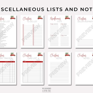 Christmas Planner Printable: Holiday Organizer (digital Download) - Etsy