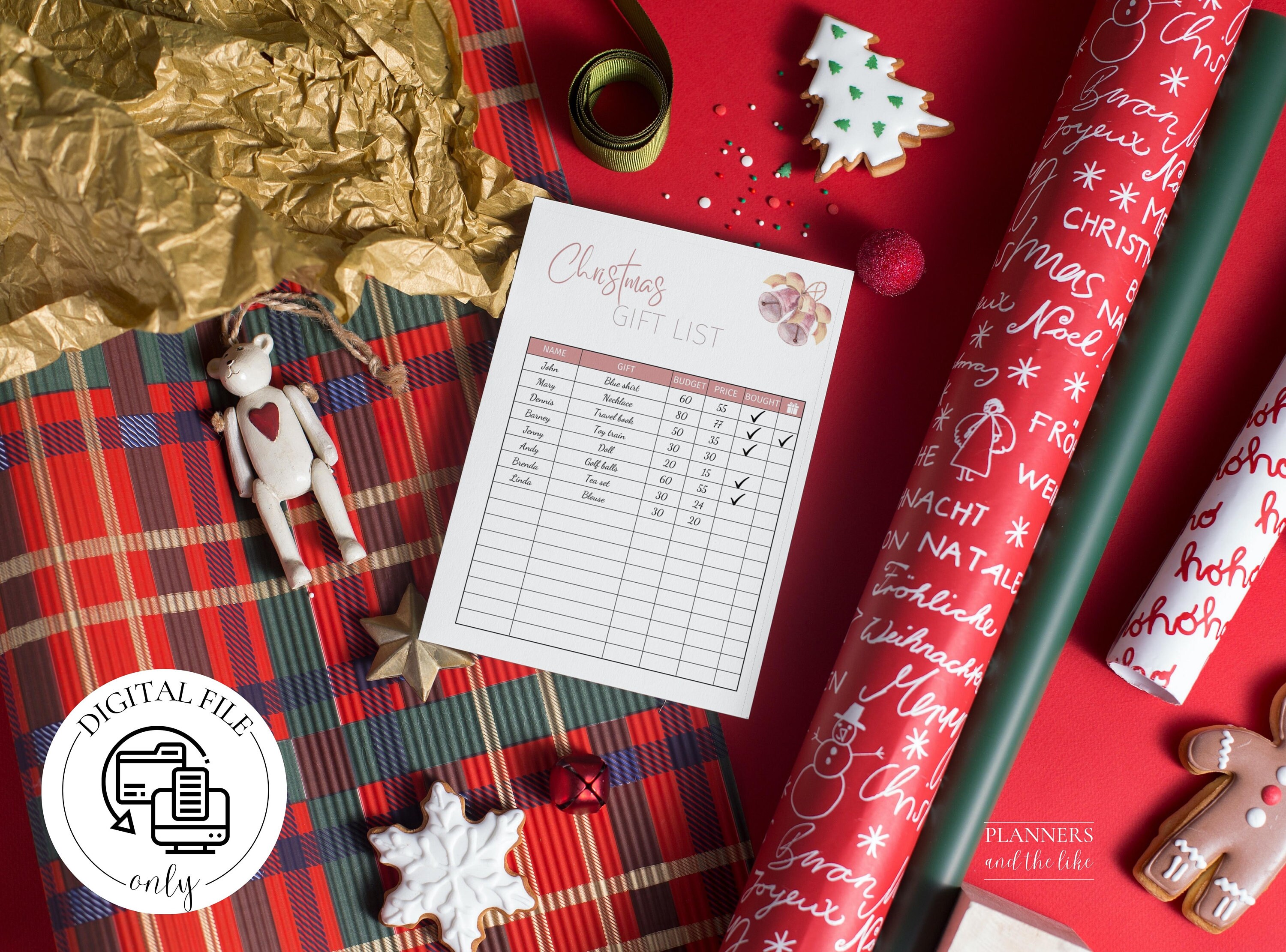 Christmas Planner Printable Holiday Planner Printable - Etsy