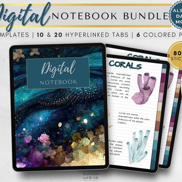 Notebooks With Colored Pages - Etsy