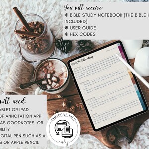 Fully Hyperlinked Digital Bible Study Notebook for Goodnotes ...