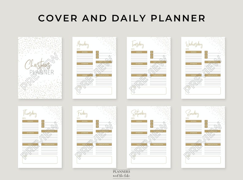 Christmas Planner Printable: Holiday Organizer (digital Download) - Etsy