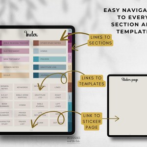 Fully Hyperlinked Digital Bible Study Notebook for Goodnotes ...