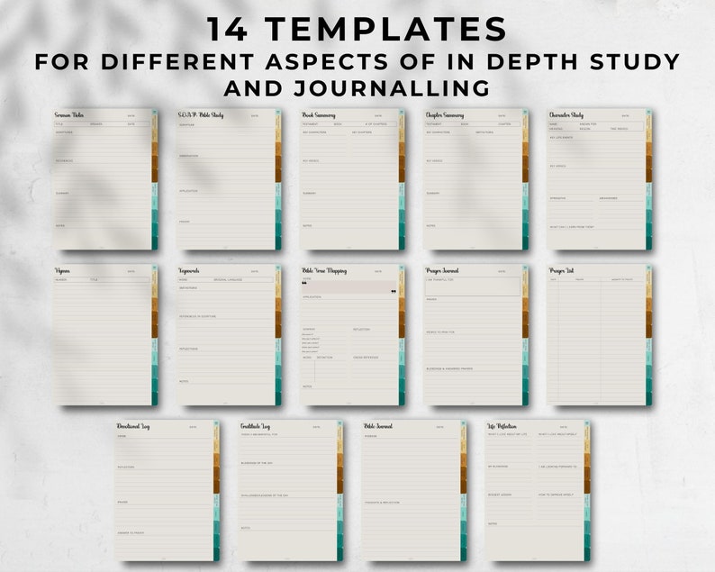 Digital Bible Study Notebook: Hyperlinked for Goodnotes, Samsung Notes ...