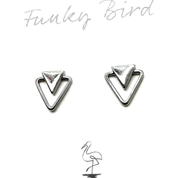 Funky Silver Earring - Etsy