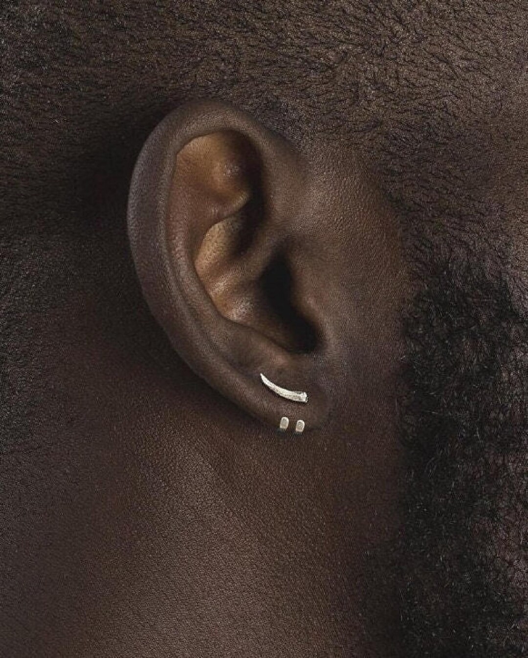 Mens Earrings - Silver Stud Earrings, Men, Minimalist Male Earring ...