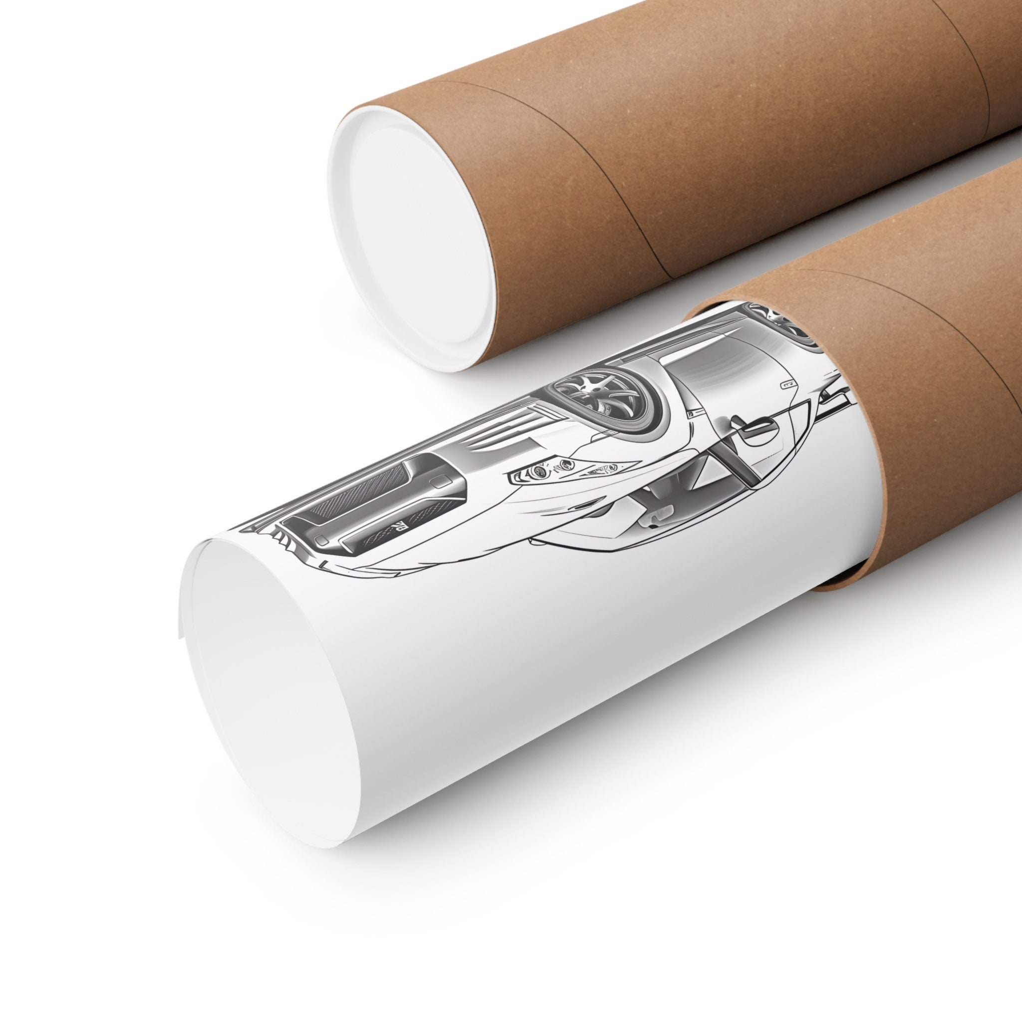 Nissan GT-R Line Drawing Poster - Etsy