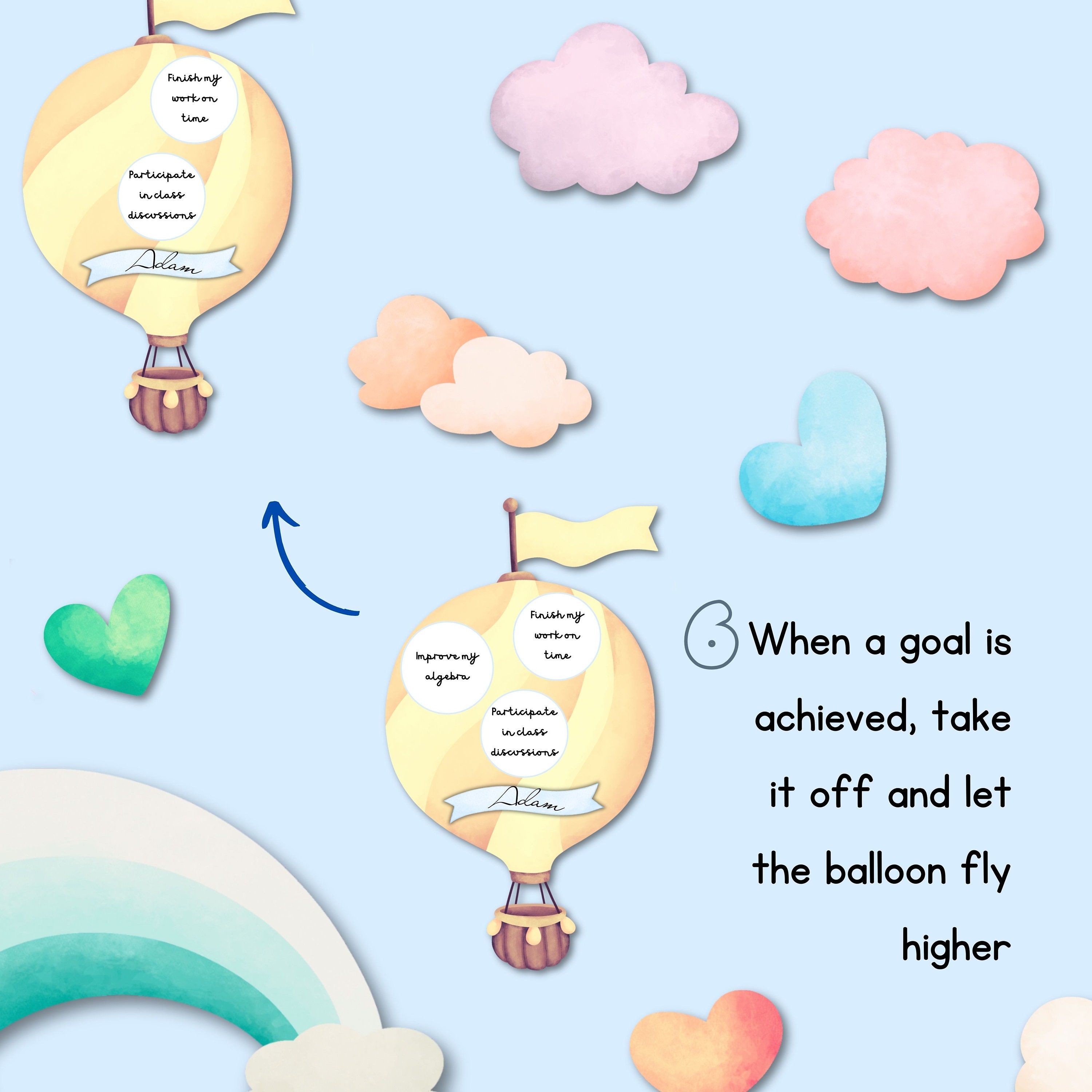 Inspirational Bulletin Board for Classroom, Bulletin Board Kit for ...