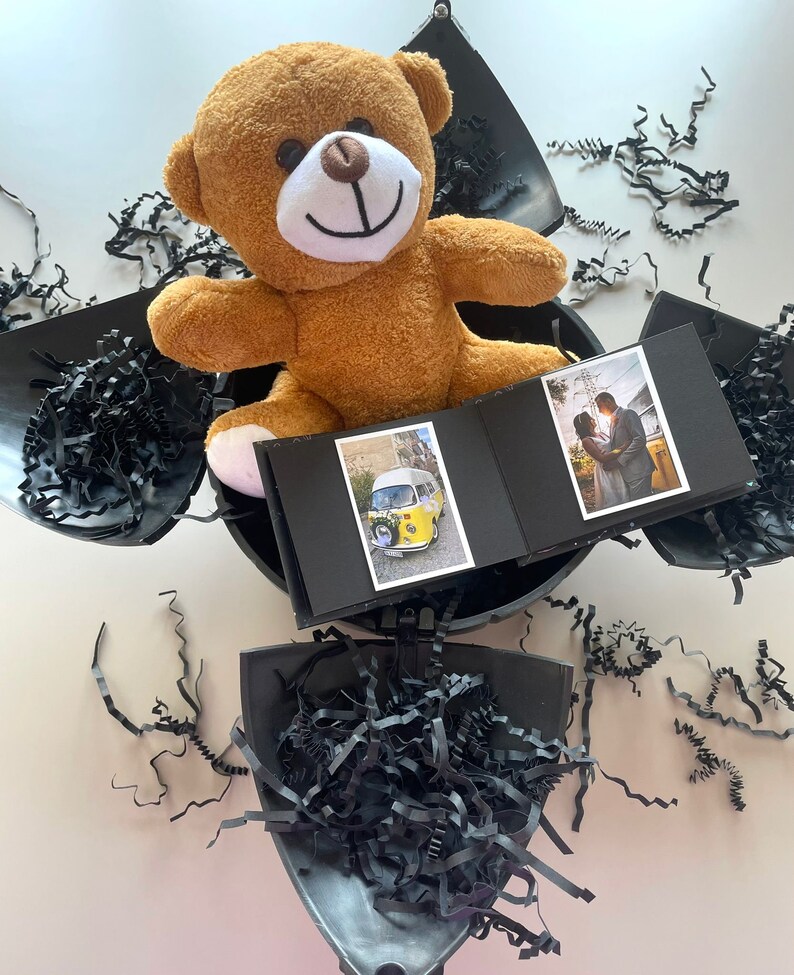 Personalized Gift Box ,exploding Grenade Gift Box,with Your Teddy Bear ...
