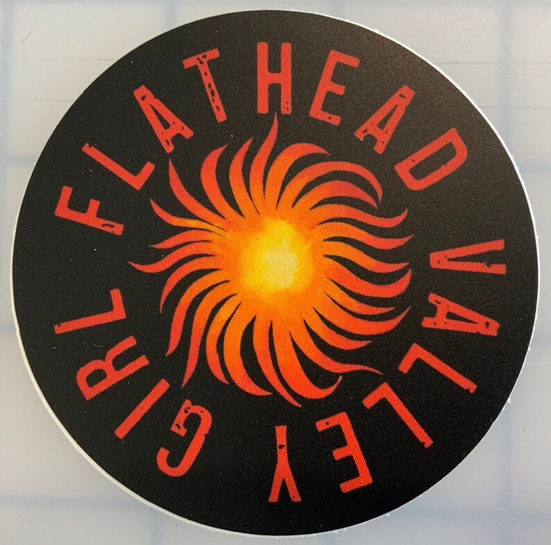 Flathead Valley Girl Round Sticker - Etsy