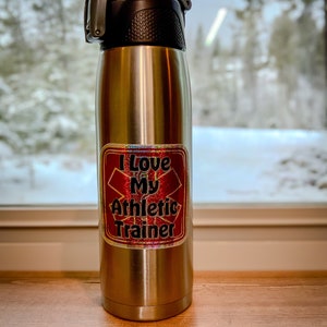 I Love My Athletic Trainer Sticker - Etsy