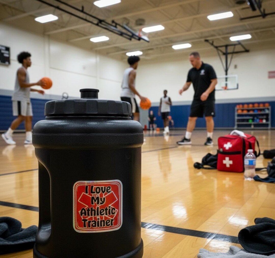 I Love My Athletic Trainer Sticker - Etsy