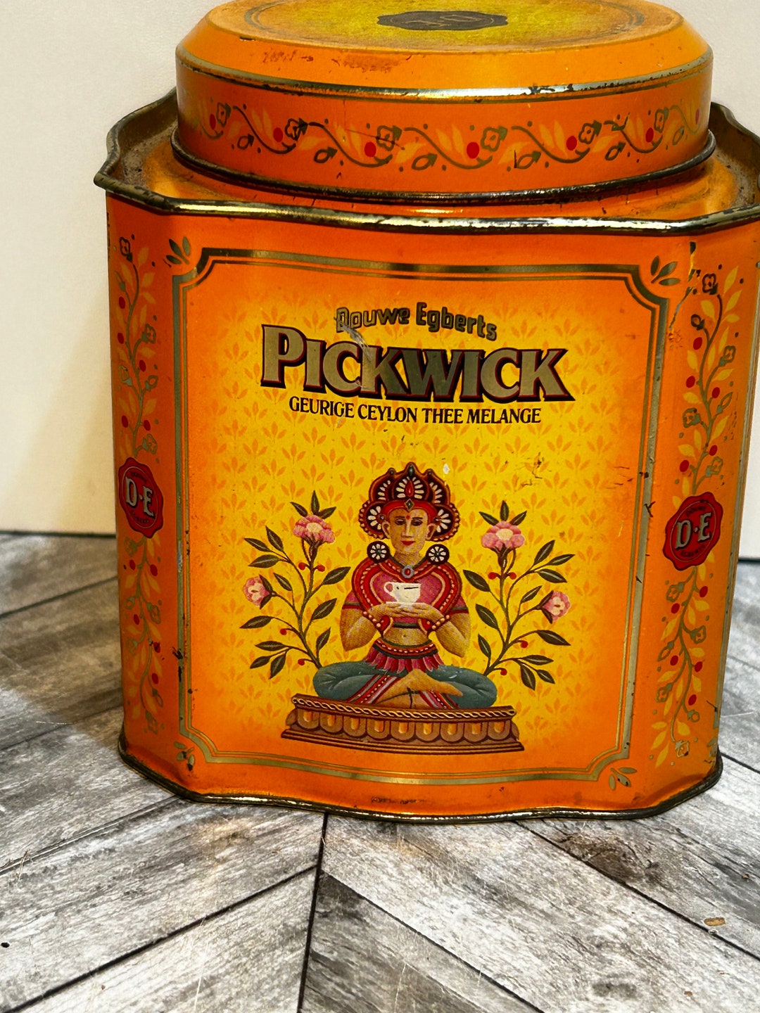 Douwe Egberts Pickwick Tea Tin - Etsy