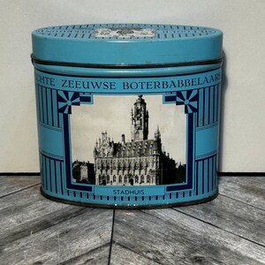 Vintage Dutch Candy Tin - Etsy