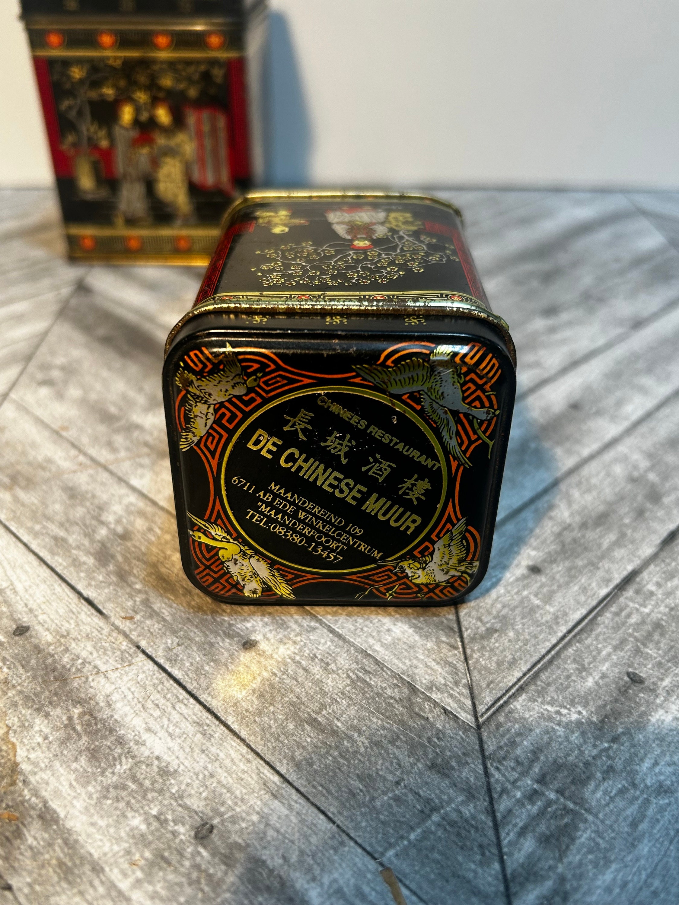 Asian Teas Tins Set of Three - Etsy