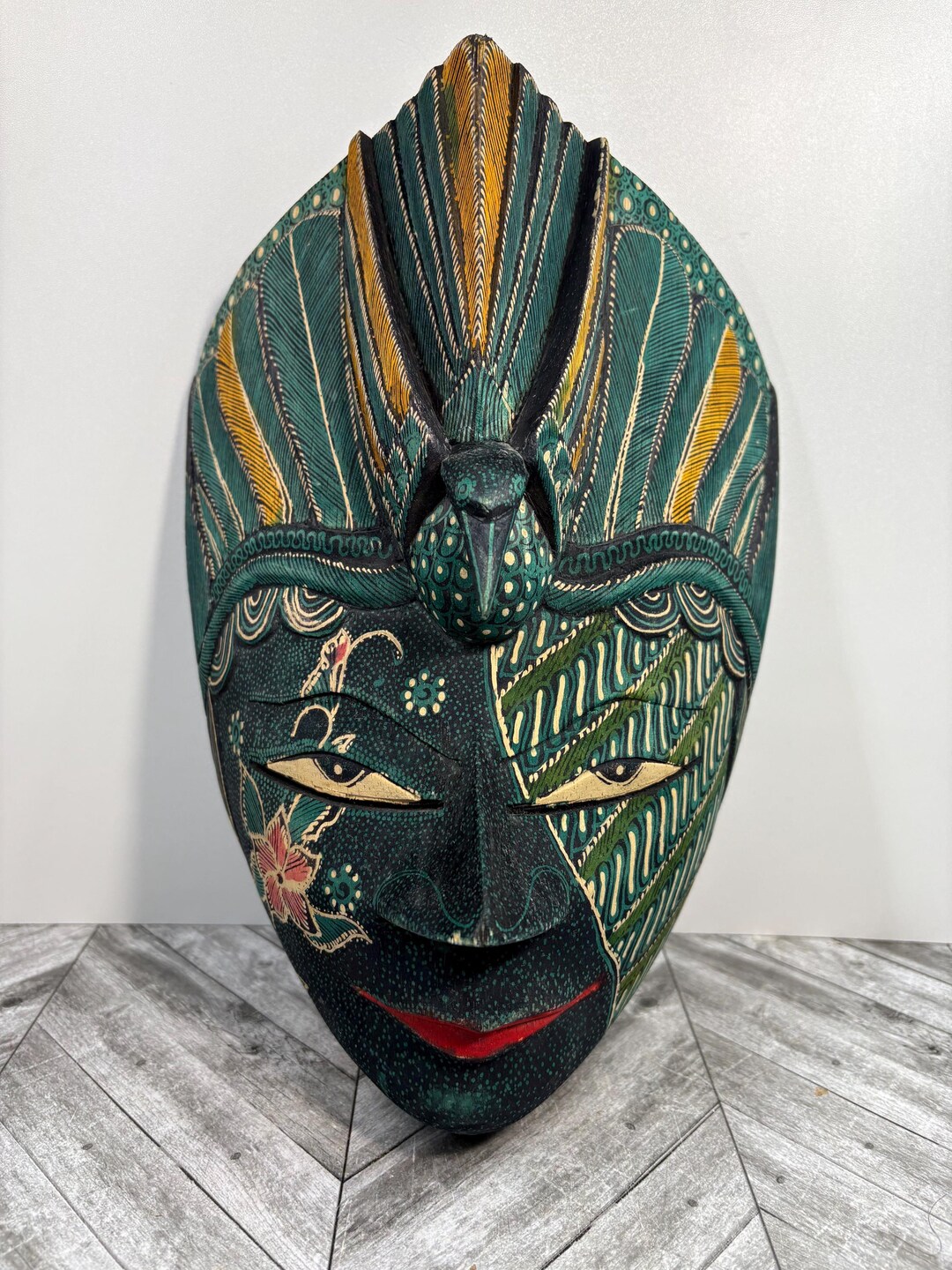 Indonesian Tribal Wooden Mask - Etsy