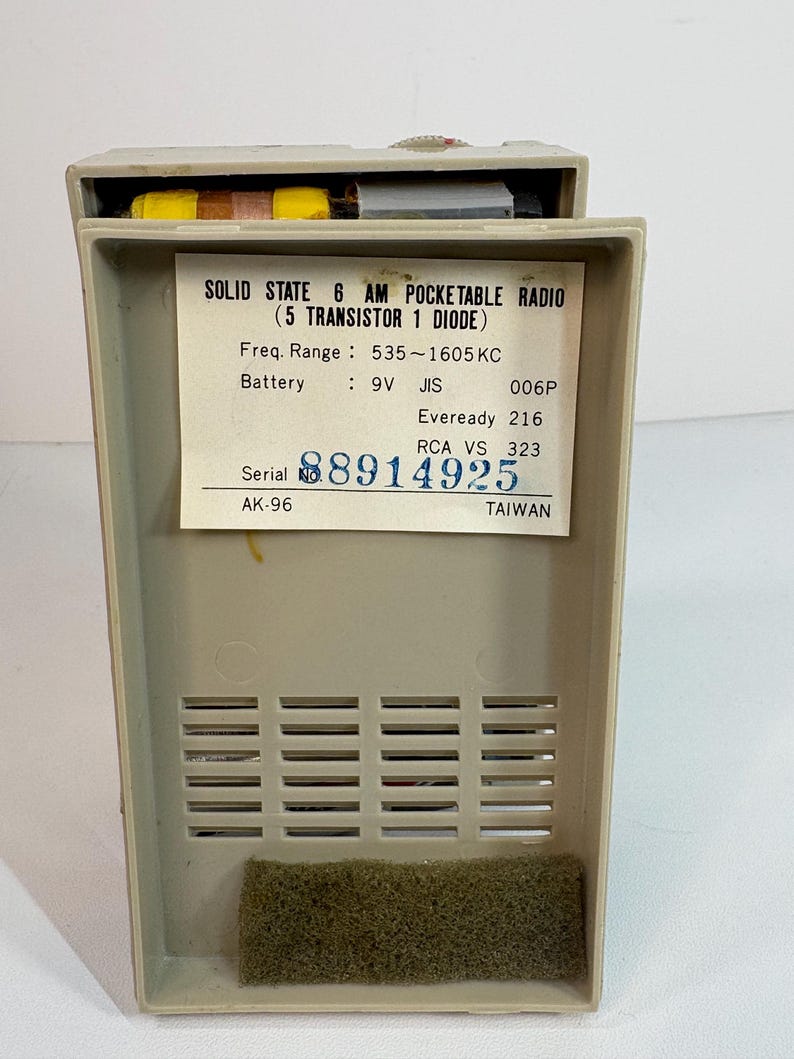 Vintage Juliette 6 Channel Solid State Pocket Radio - Etsy