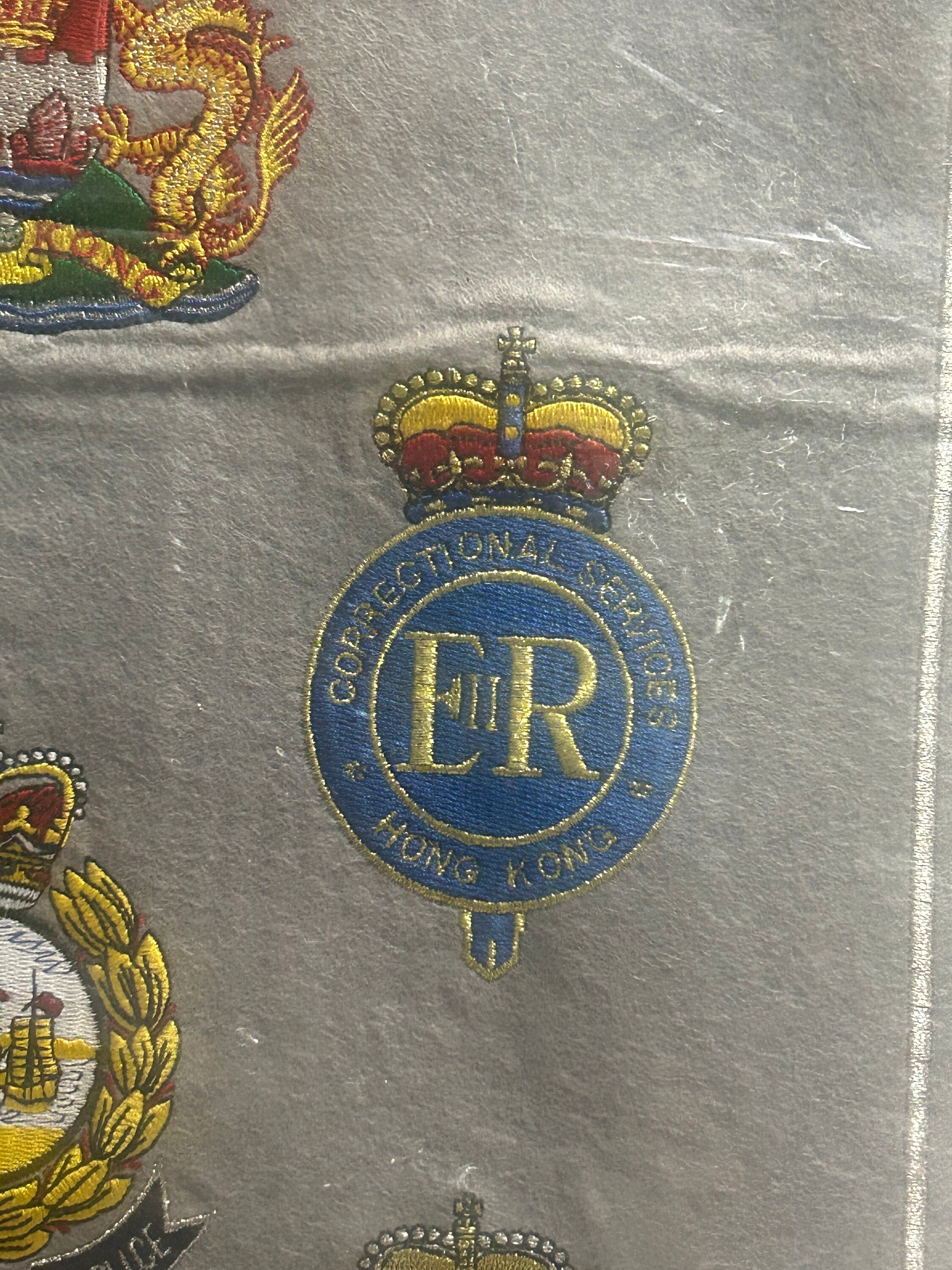 British Hong Kong Crest Display - Etsy