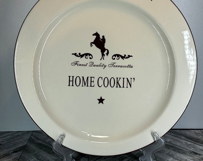 Cowboy Kitchen Home Cooking Terracotta Plate Set of 4 - Etsy