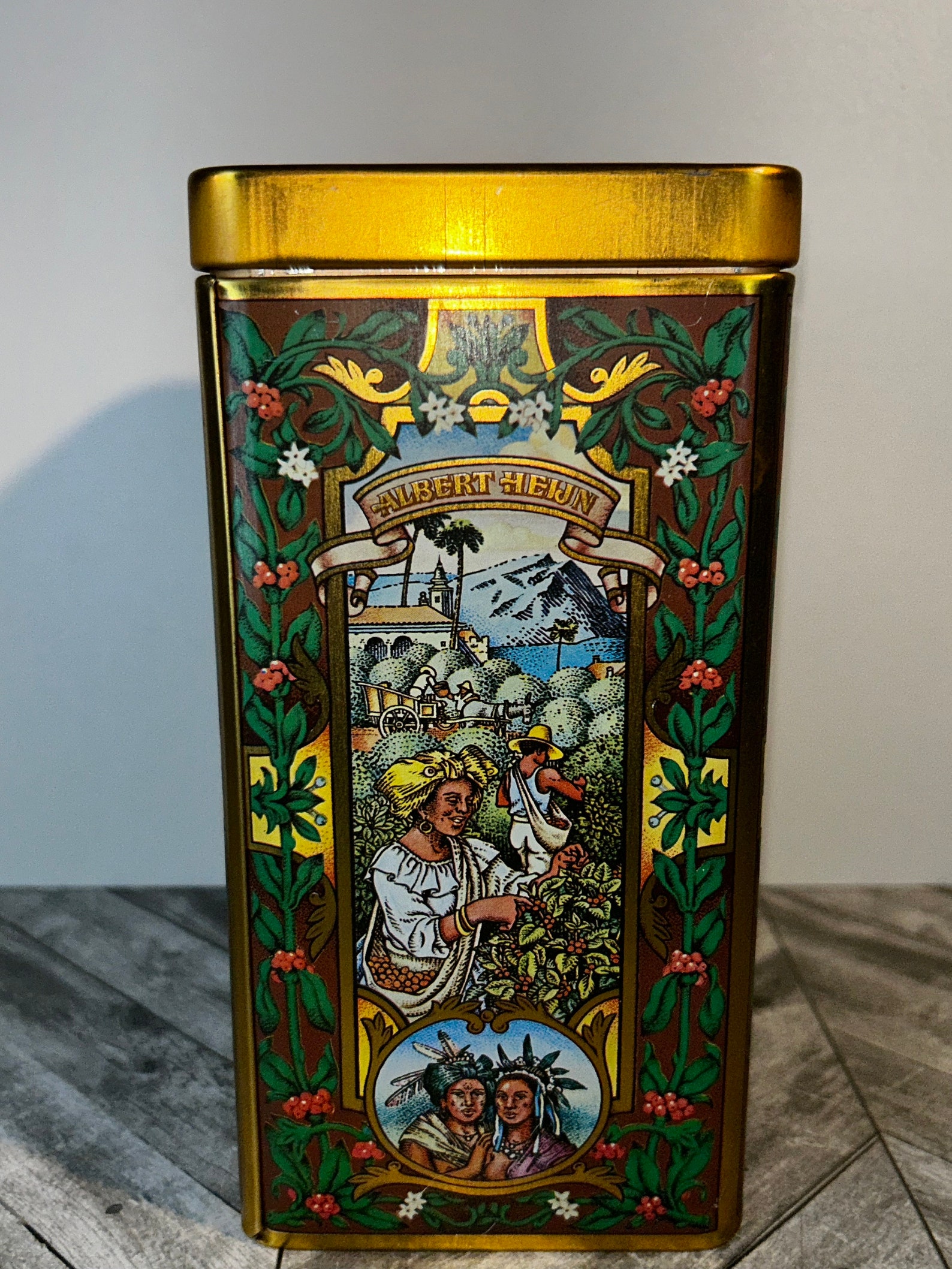 Vintage Dutch Albert Heijn Coffee Tins - Etsy