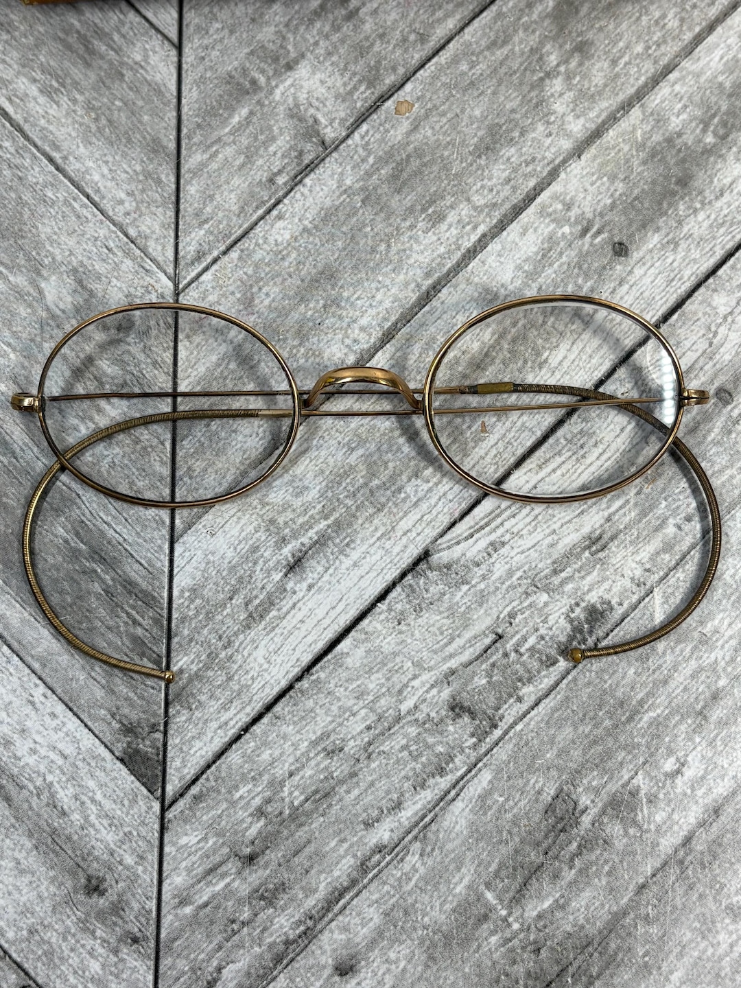 Vintage 1930s Consol Gold Wire Frame Eyeglasses - Etsy