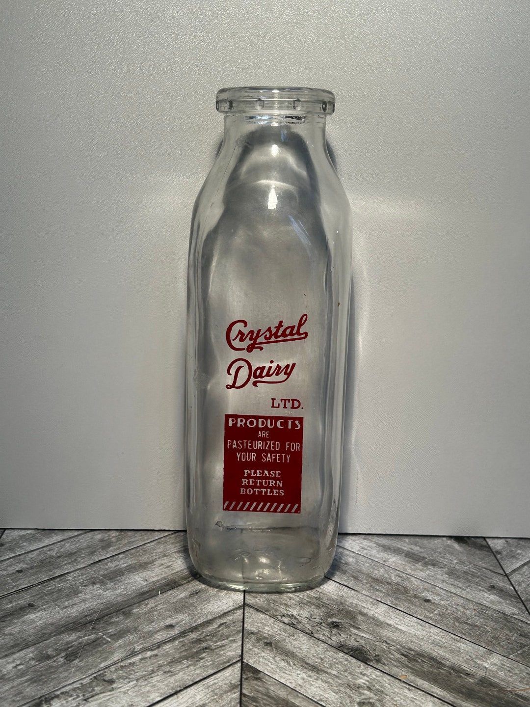 Crystal Dairy Milk Bottle - Etsy