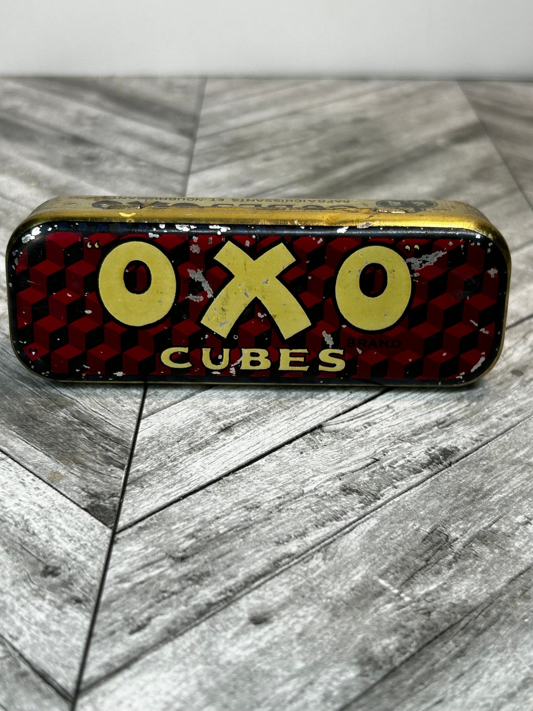 1940s English Oxo Cubes Tin - Etsy
