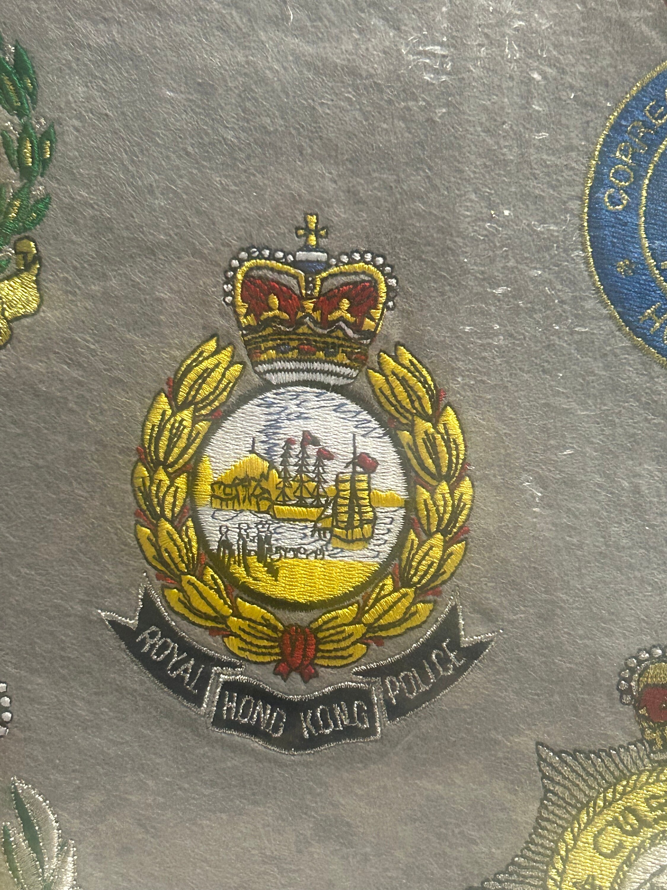 British Hong Kong Crest Display - Etsy