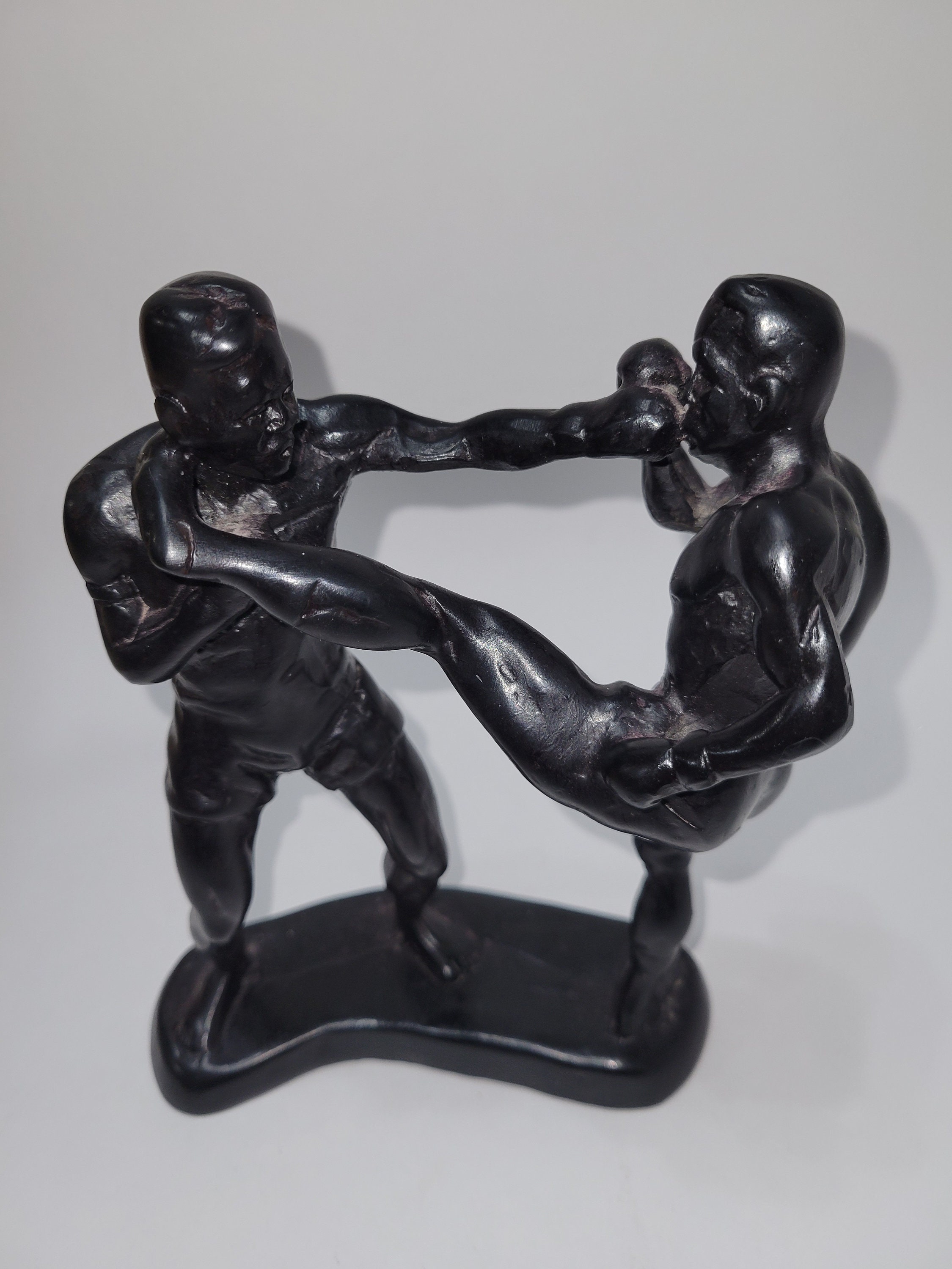 Resin Kick Boxing Sculpture - Etsy