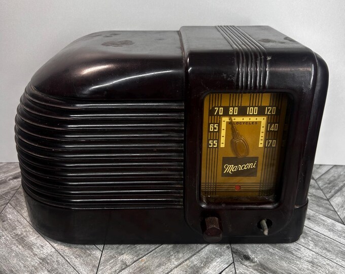 Vintage Marconi Model 193 Battery Operated Radio (sold as Is) - Etsy
