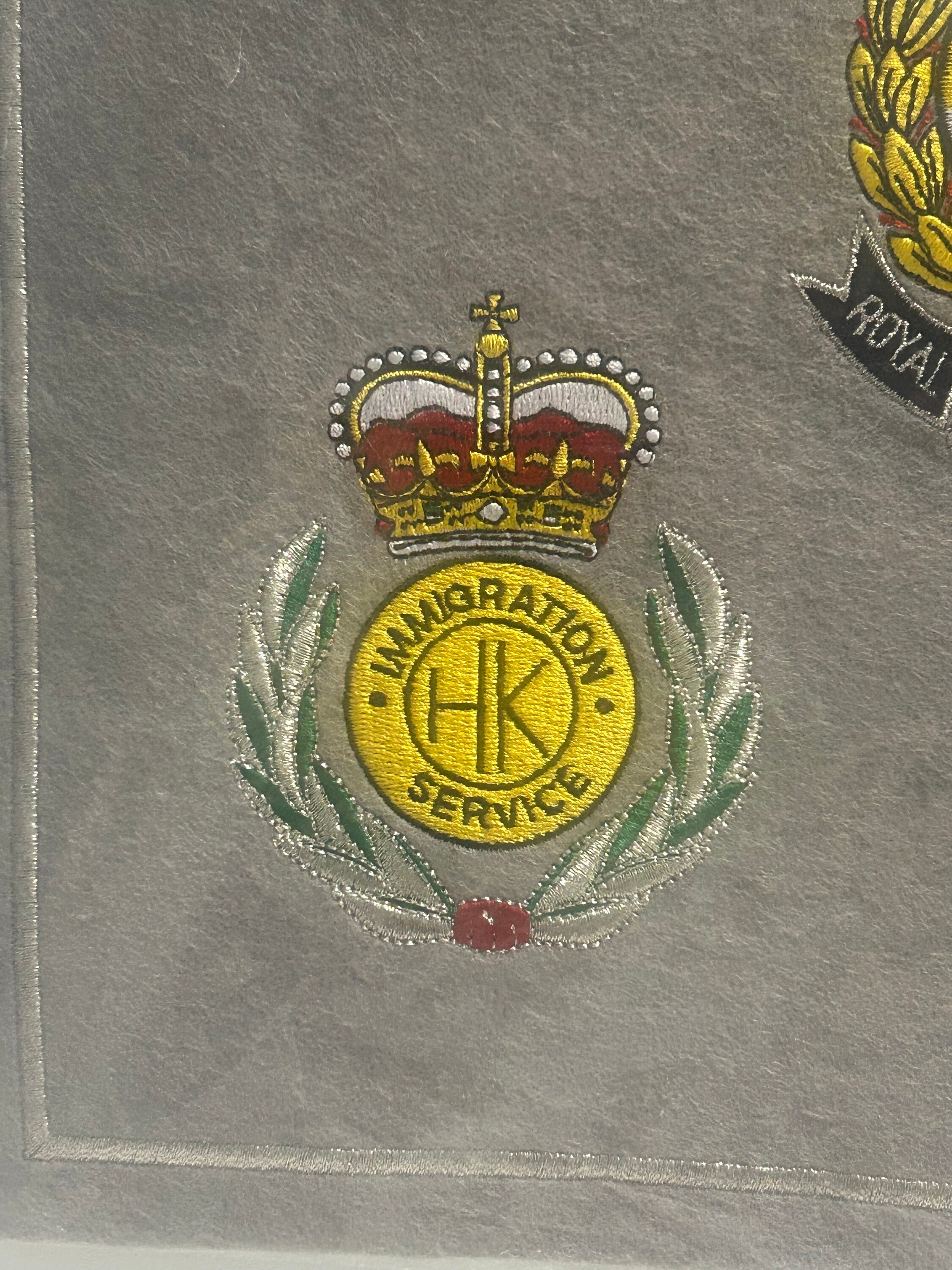 British Hong Kong Crest Display - Etsy
