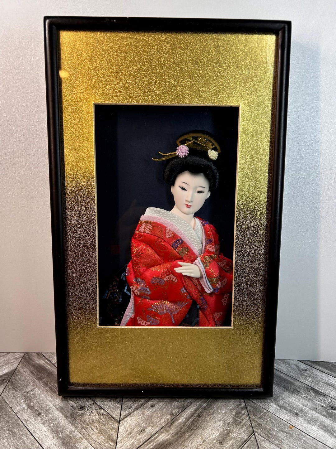 Geisha 3d Shadow Box Picture - Etsy
