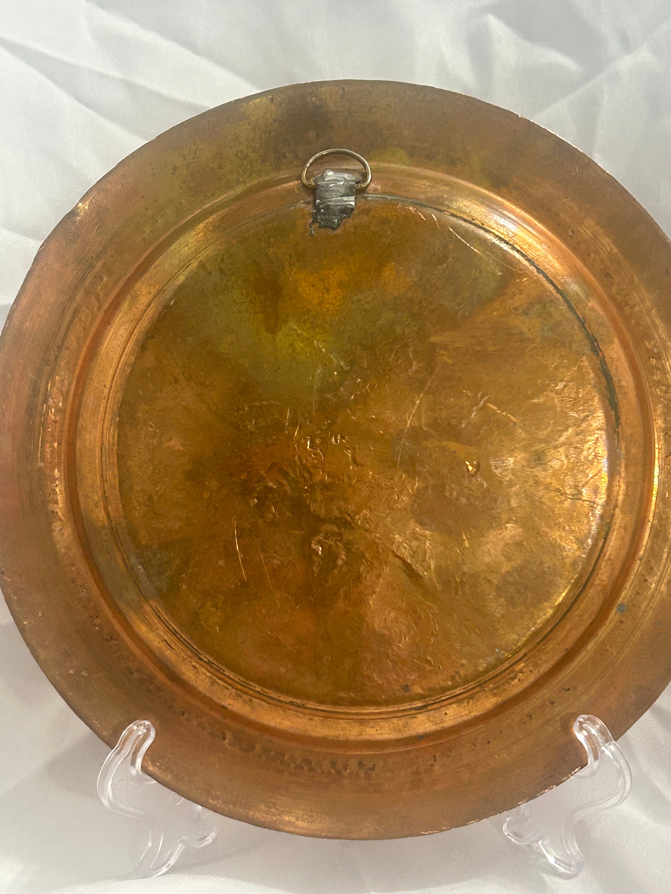 Hand Etched Copper Plate - Etsy