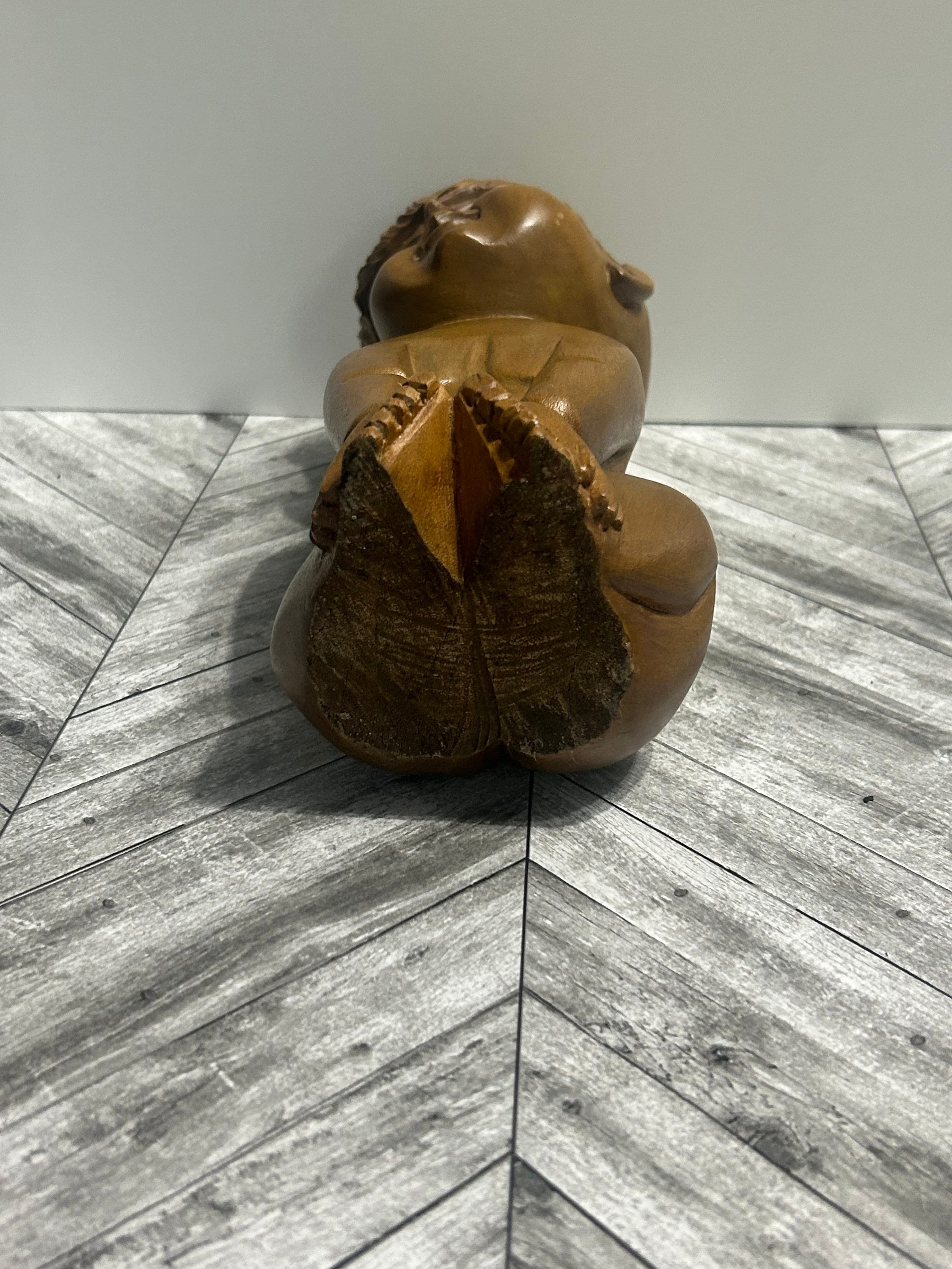 Wooden Little Boy Statue - Etsy