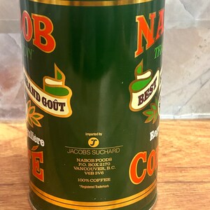 Vintage Nabob Coffee Tin - Etsy