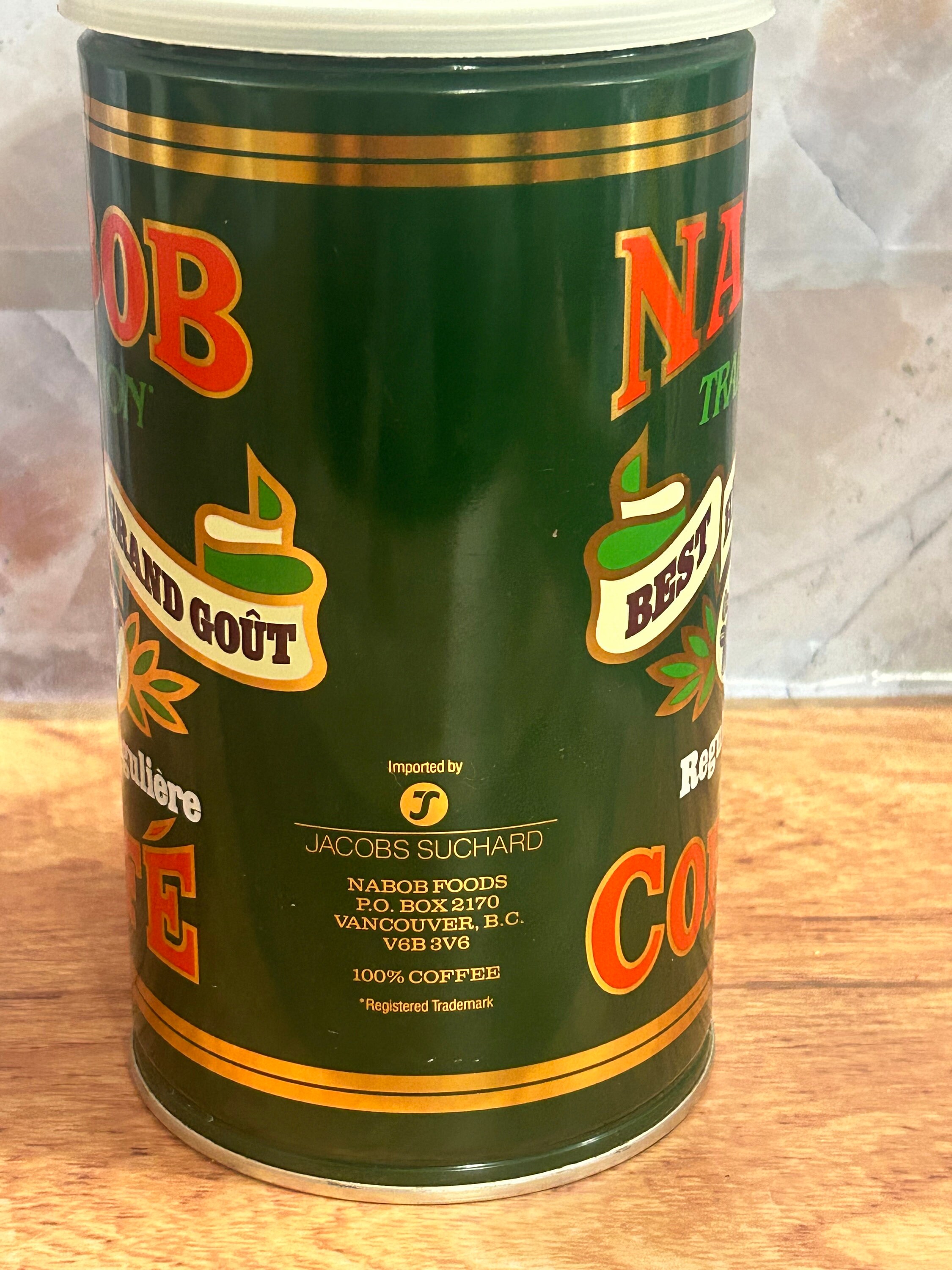 Vintage Nabob Coffee Tin - Etsy
