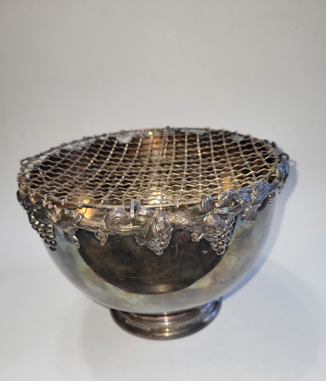 Old English Reproduction King Flower Bowl Ep on Copper. - Etsy