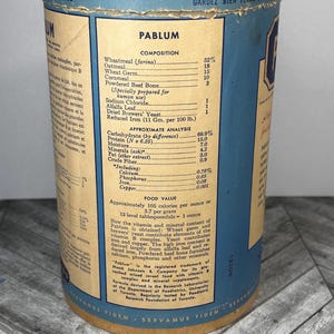 Vintage Canadian Pablum Container - Etsy