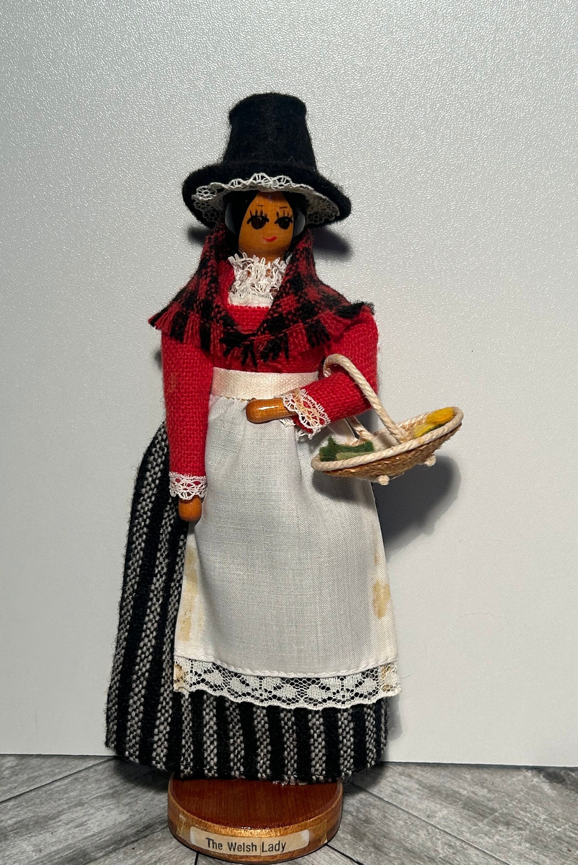 The Welsh Lady Miniature Doll - Etsy