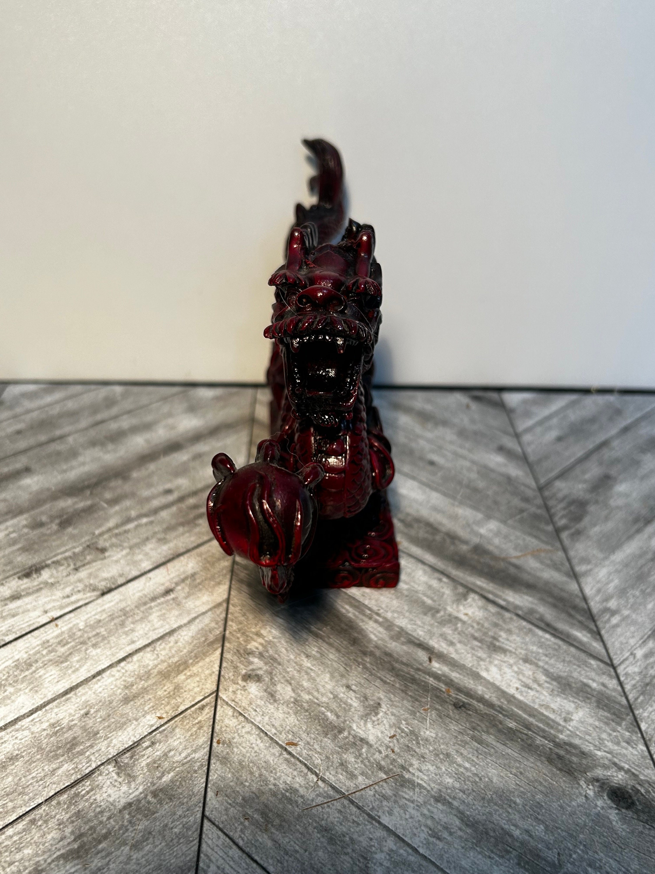 Feng Shui Good Luck Chinese Dragon Statue - Etsy