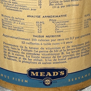 Vintage Canadian Pablum Container - Etsy