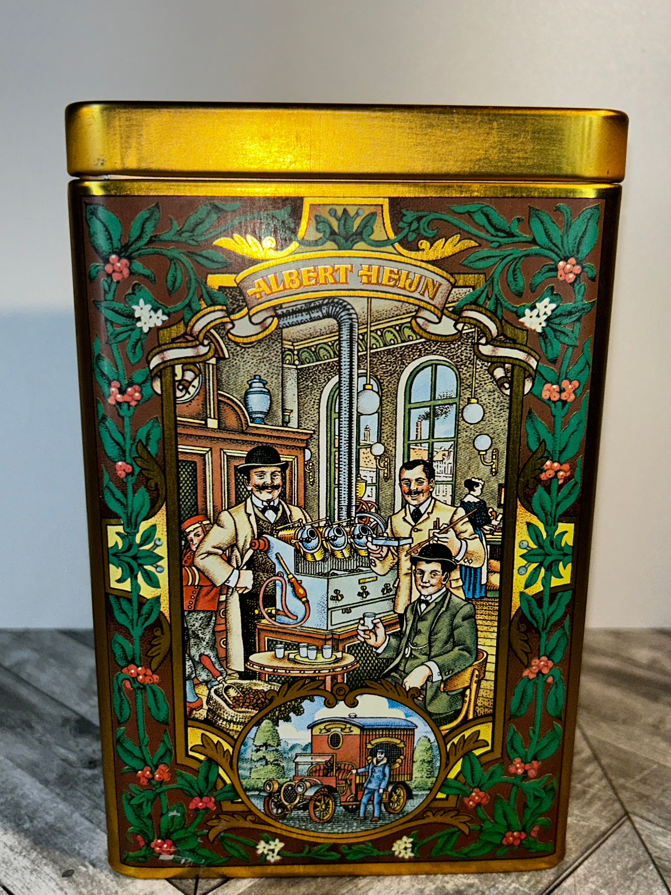Vintage Dutch Albert Heijn Coffee Tins - Etsy