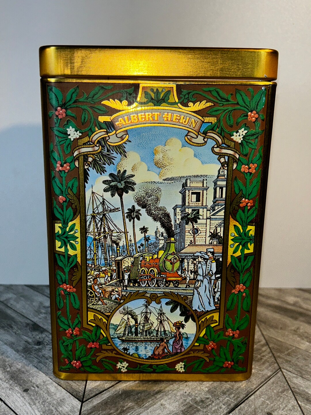 Vintage Dutch Albert Heijn Coffee Tins - Etsy