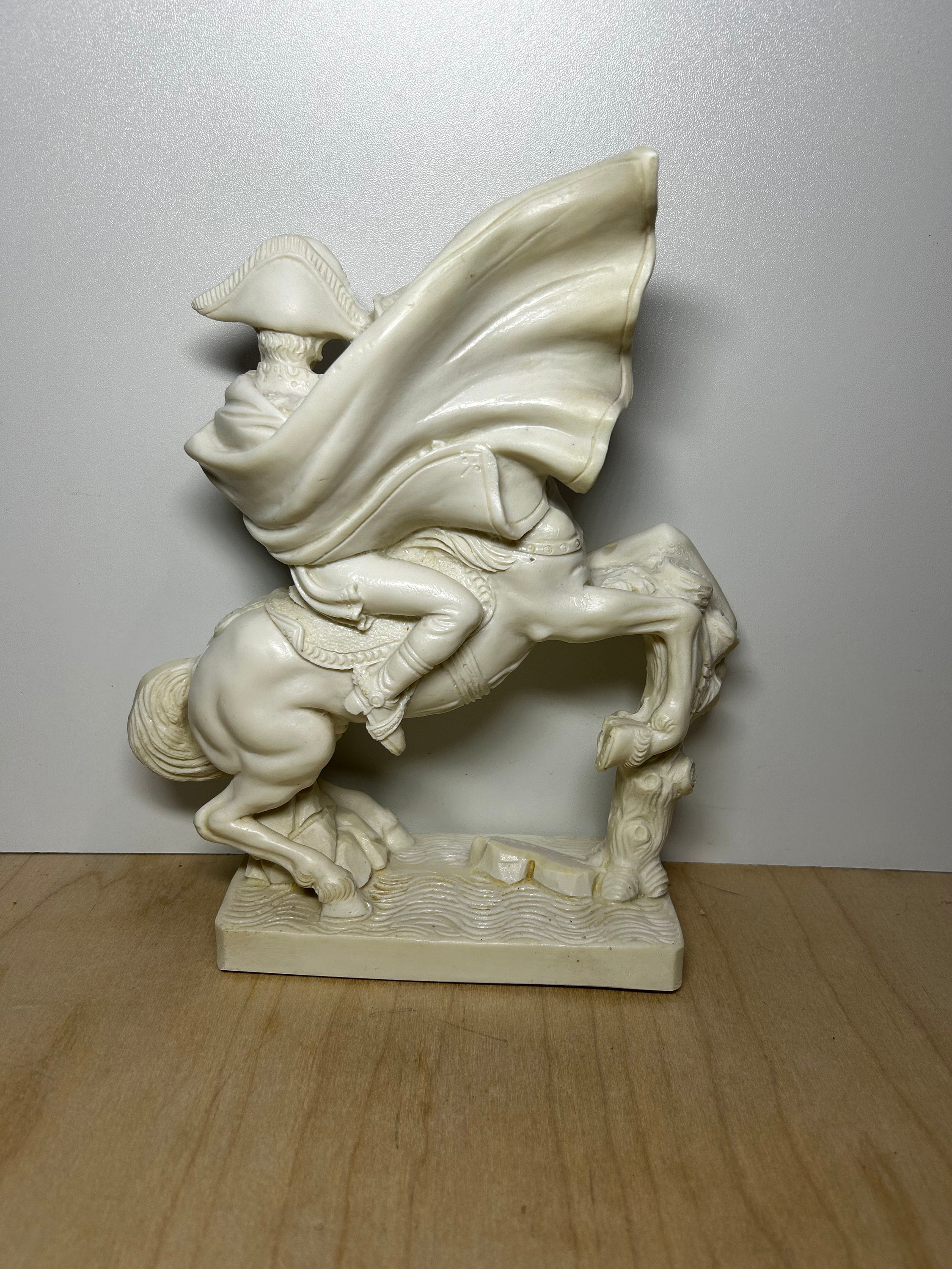 Napoleon Crossing the Alps Alabaster Resin Statue - Etsy