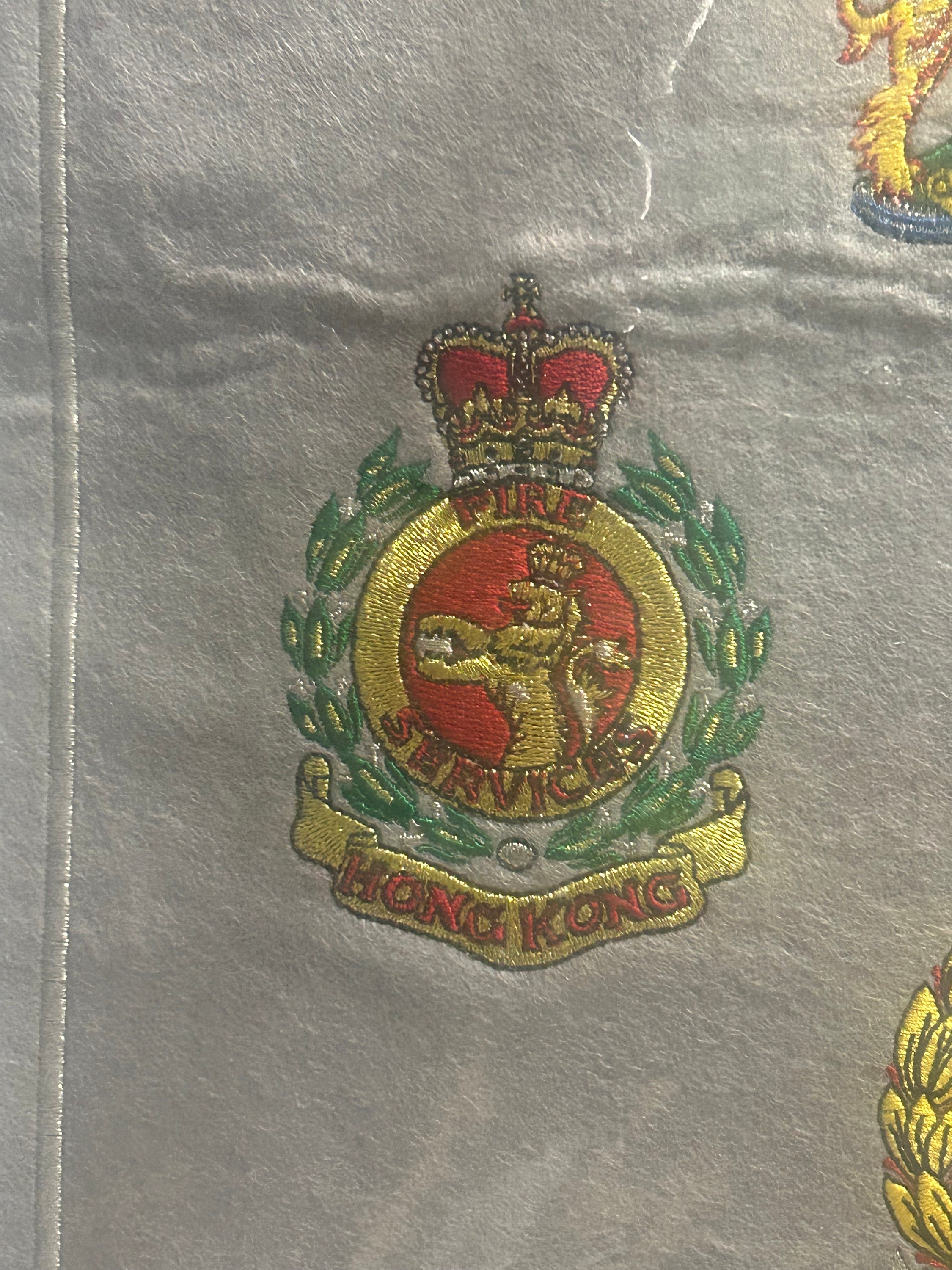 British Hong Kong Crest Display - Etsy