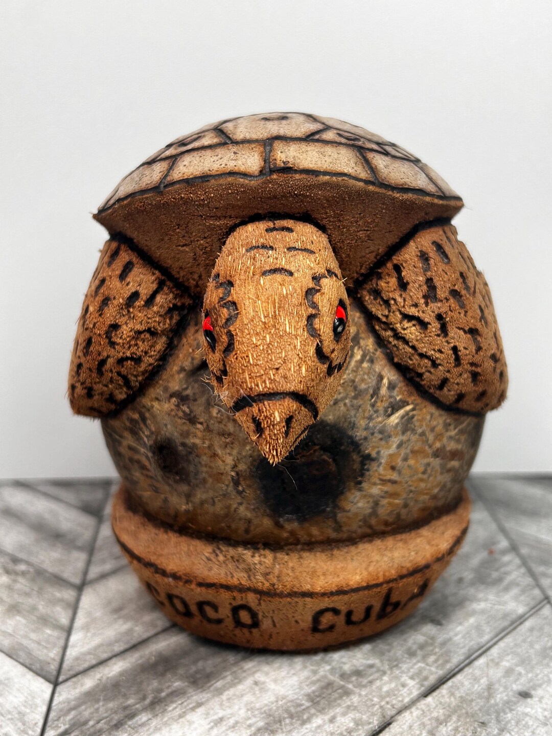 Coconut Shell Turtle Carving - Etsy