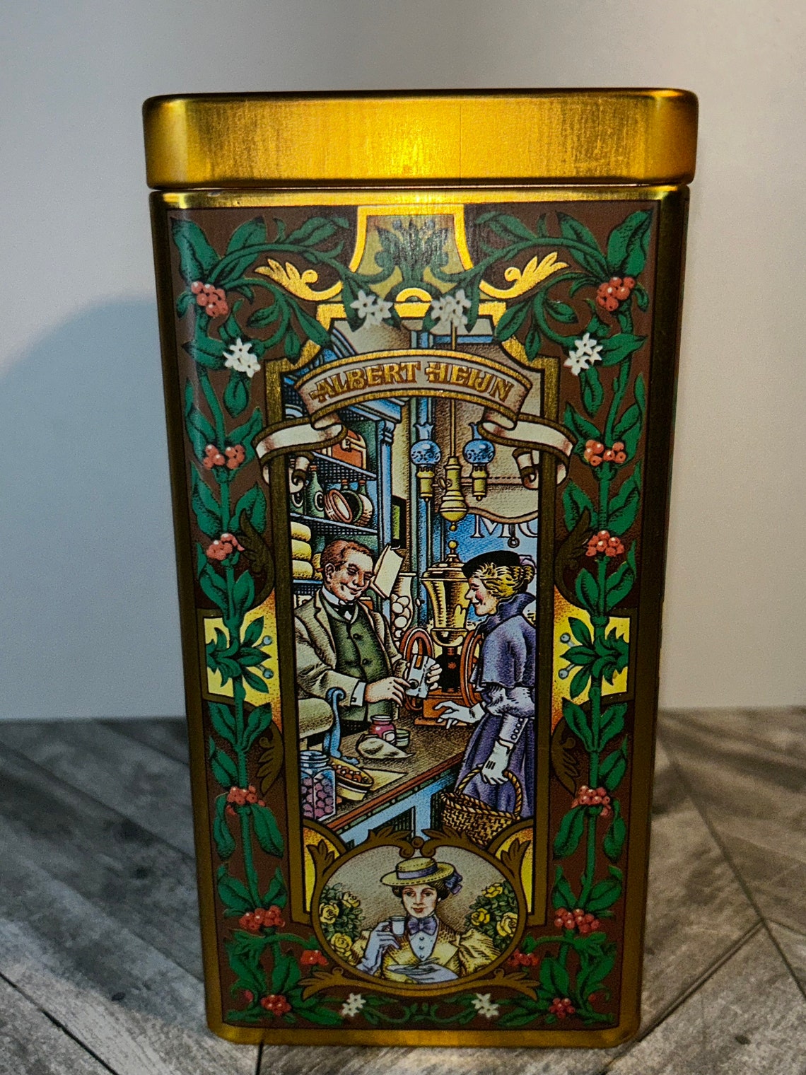 Vintage Dutch Albert Heijn Coffee Tins - Etsy