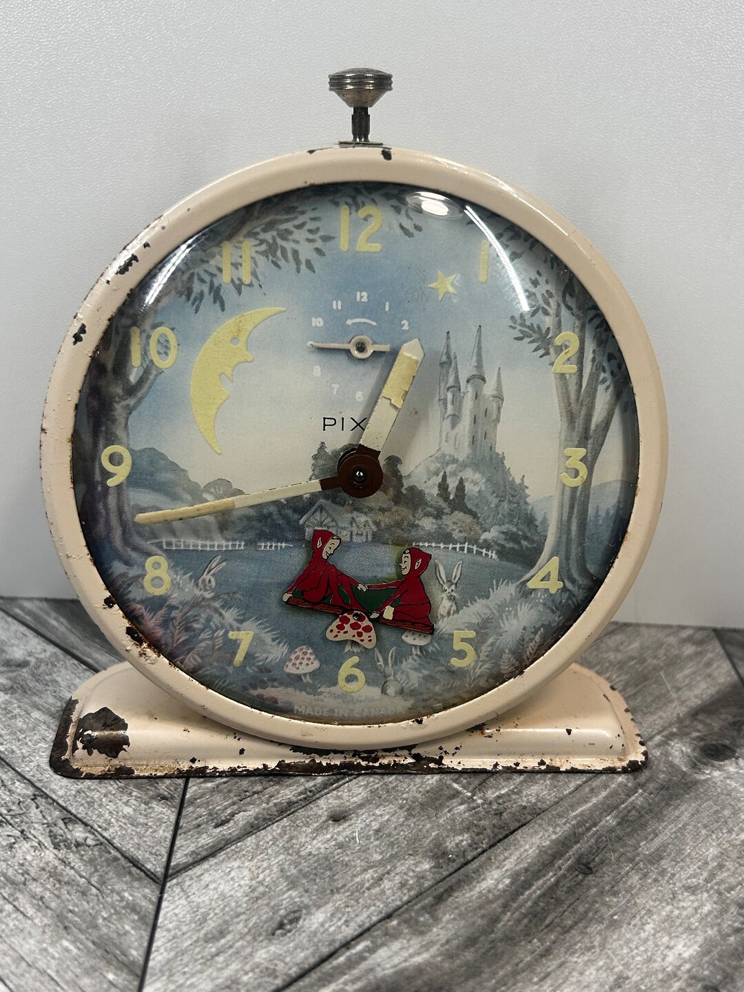 Vintage Westclox “pixie”mechanical Alarm Clock.made in Canada Circa ...