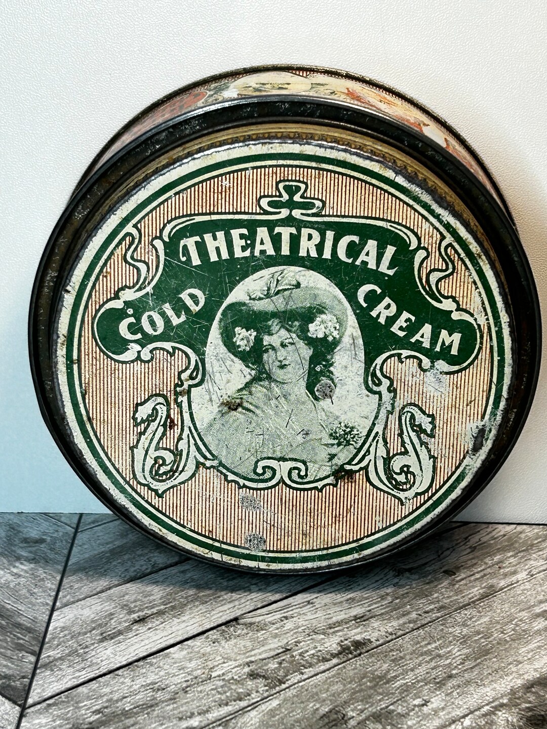 Vintage Theatrical Cold Cream Tin - Etsy