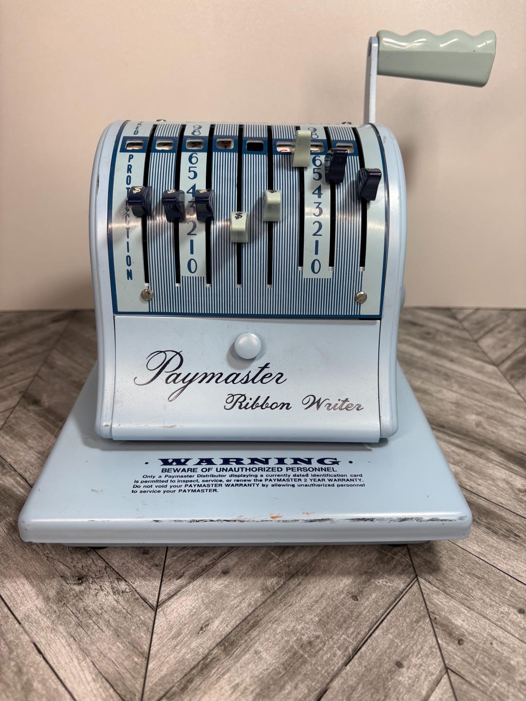 Vintage Series 8000 Paymaster Cheque Writer - Etsy