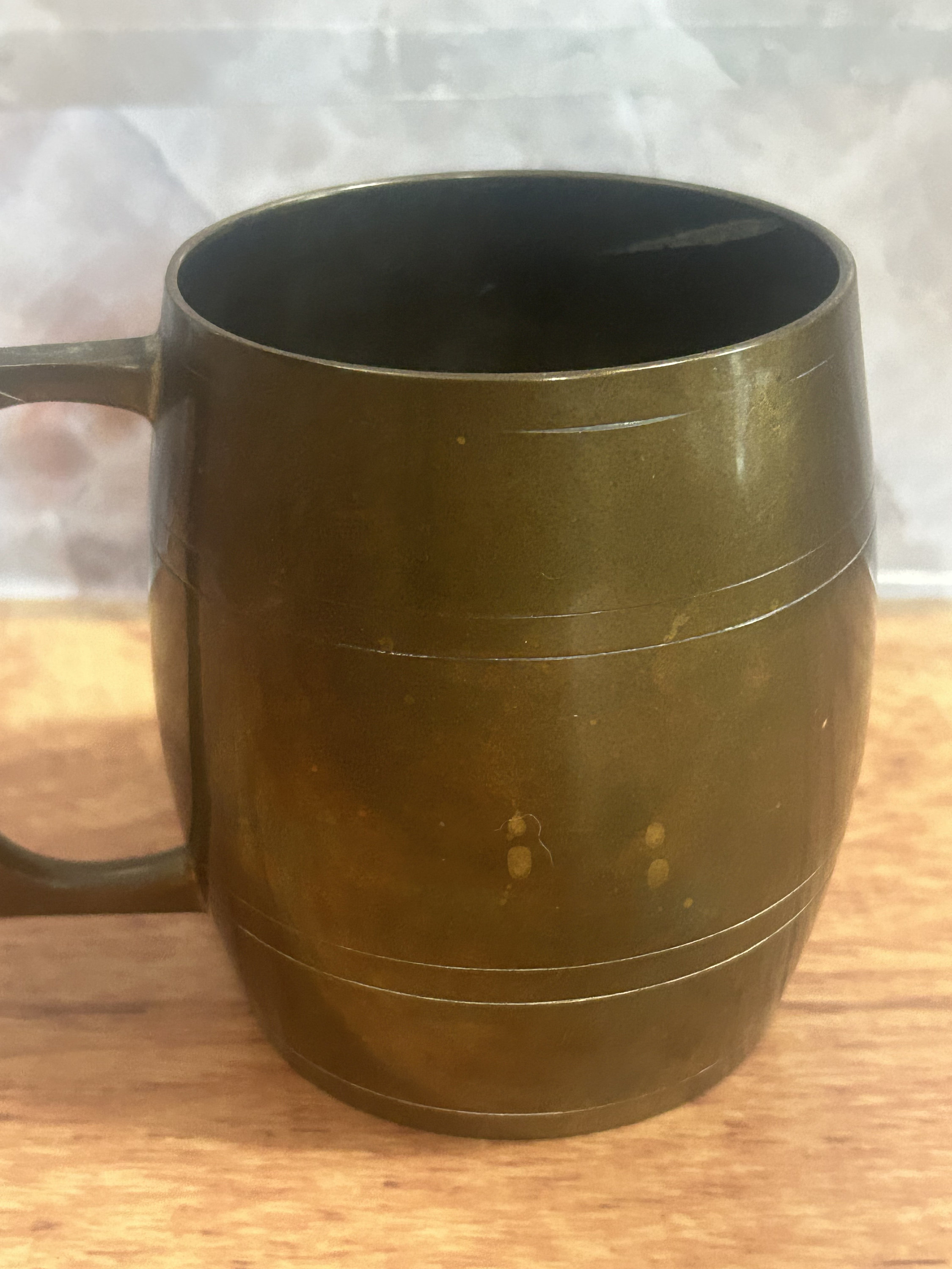 Indian Made Brass Mug - Etsy